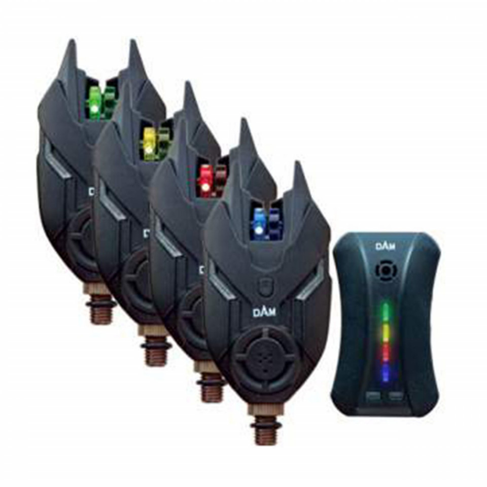 SET SENZORI PESCUIT CU STATIE DAM TF BITE ALARM 4+1