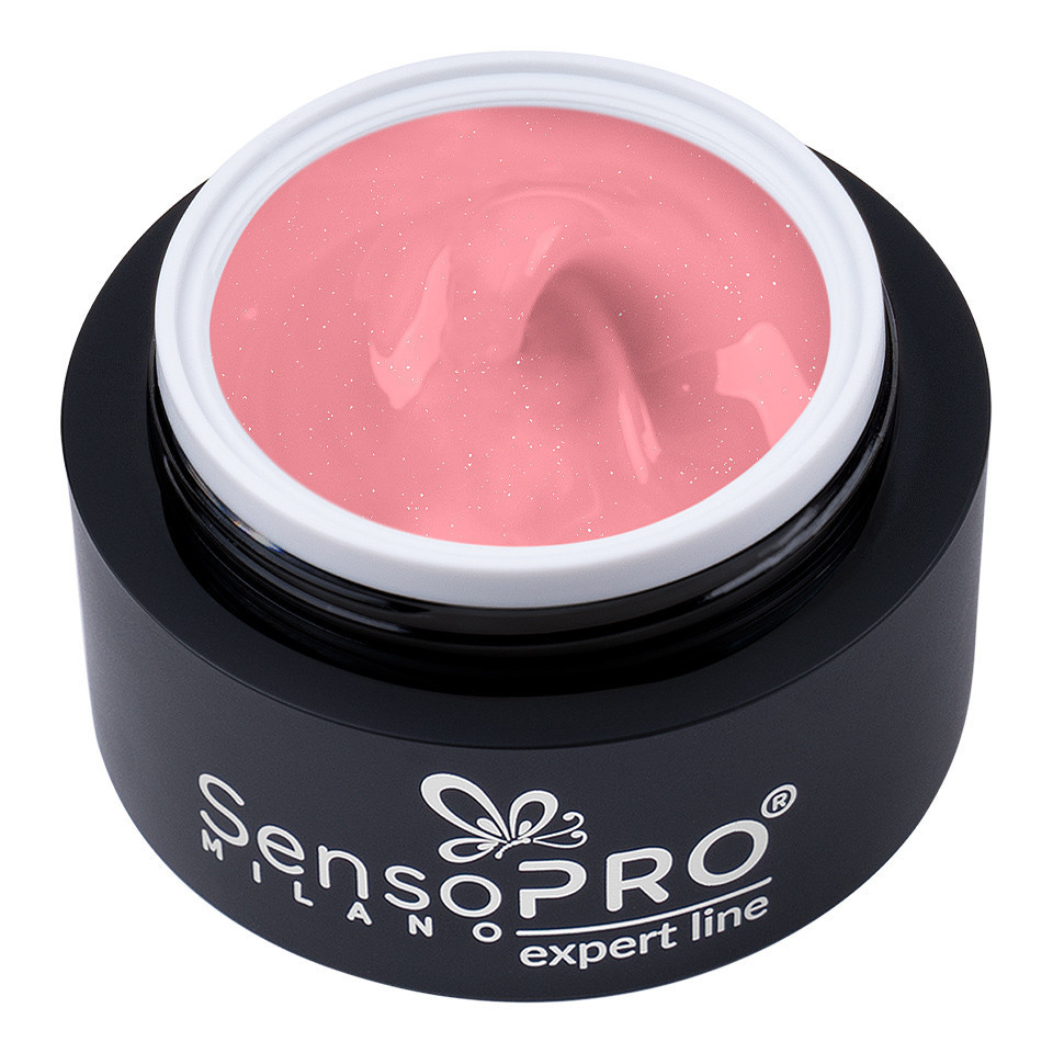 Gel Constructie Unghii Expert Line SensoPRO Milano - Shimmer Rose ...