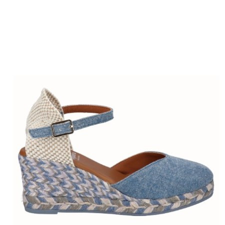 Sandale din piele naturala SAMBA Denim