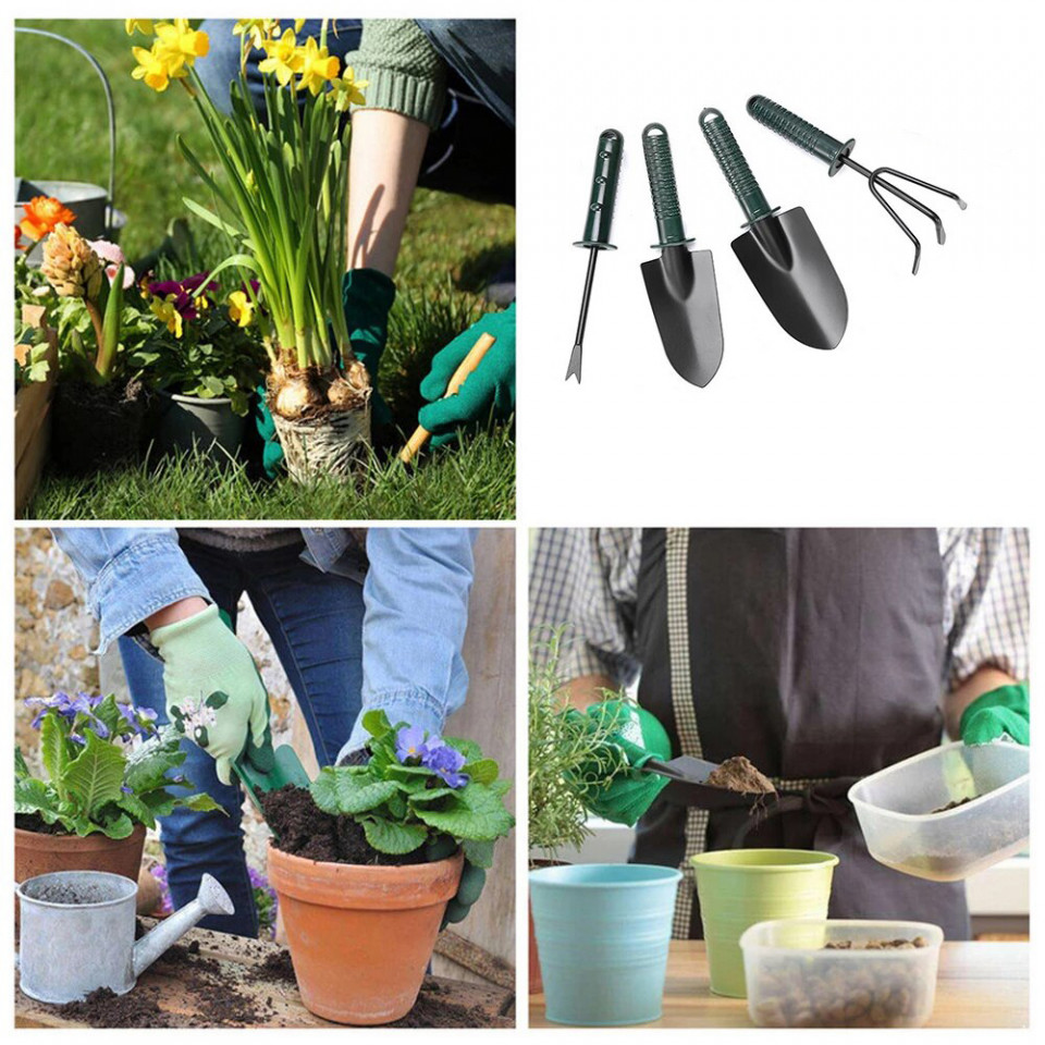 Set 4 mini ustensile de gradina, awwaline