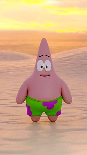 Patrick Stella di SpongeBob. Stampo 3D in silicone