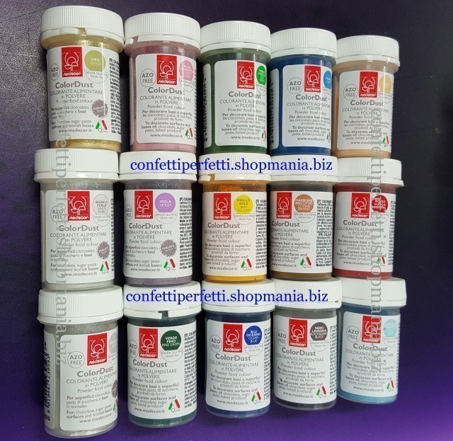 BLU CIANO Colorante Lipo in polvere concentrato.Modecor