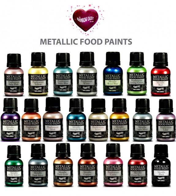 Oro Scuro Metallizzato. Vernice Colorante in gel. Rainbow Dust
