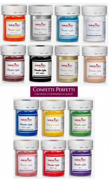 Coloranti alimentari Lipo in polvere 5 gr. Senza Glutine. Saracino