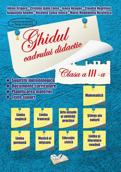 Ghidul cadrului didactic, Clasa a III-a