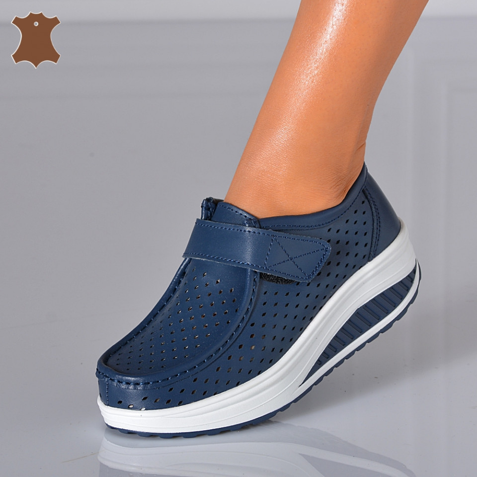 Pantofi Dama Piele Naturala Zena Navy- Need 4 Shoes