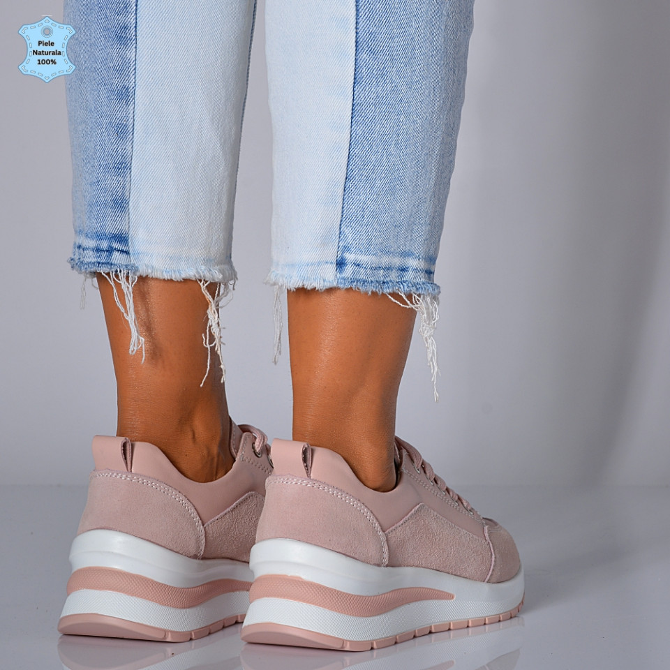 Adidasi Dama Piele Naturala Ariela Roz- Need 4 Shoes