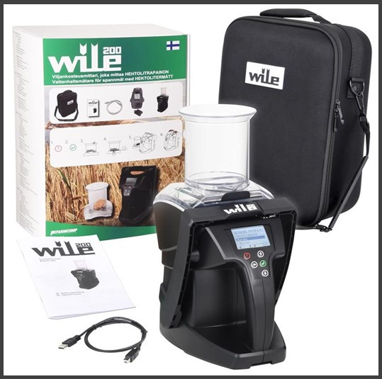 WILE 200 COFFEE - Tester Umiditate, greutatea testată și temperatura