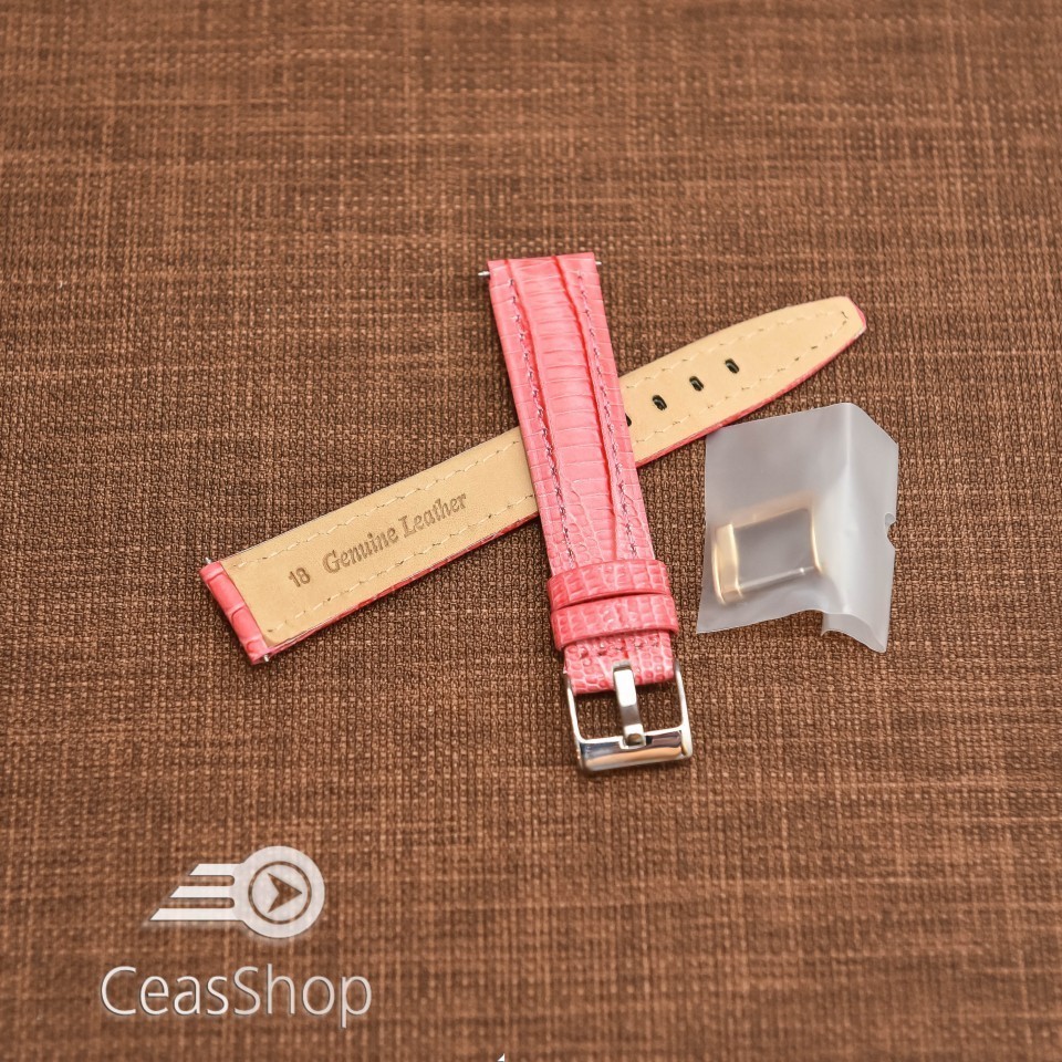 Curea model soparla captusita pe jumătate roz 20mm - 45819