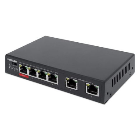 Intellinet switch 6-port gbps ethernet PoE, 60w, 561686 ( 0001252022 ...