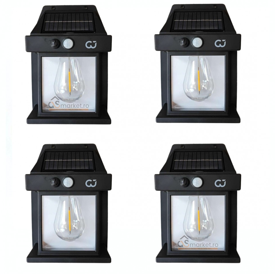 SET 4 LAMPI SOLARE LED RETRO