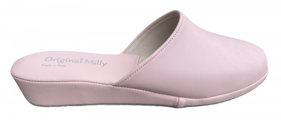 PANTOFOLA DONNA MILLY IN PELLE ARTIGIANALE MADE IN ITALY