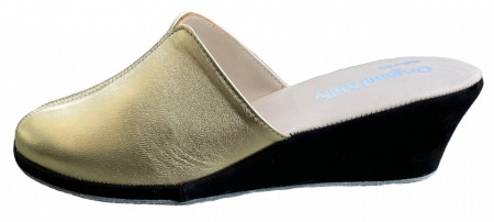 PANTOFOLA DONNA MILLY IN PELLE ARTIGIANALE MADE IN ITALY
