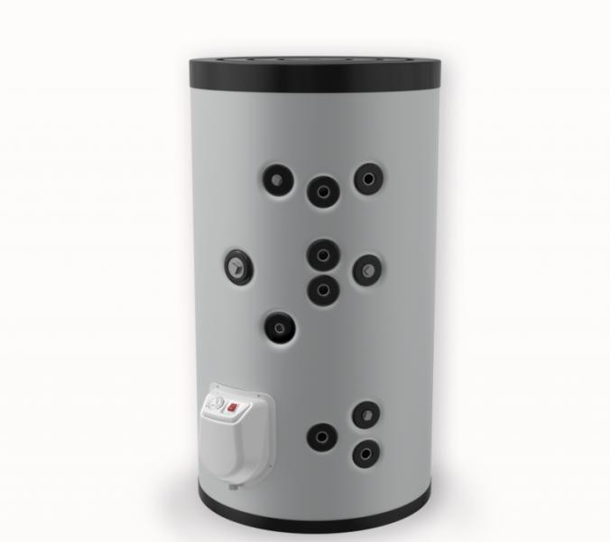 Boiler solar cu 2 serpentine si rezistenta electrica ELDOM 200 litri 3 ...