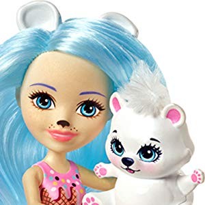 Set de Joaca Papusa Preena Penguin si Pawbry Polar Bear cu masina de ...