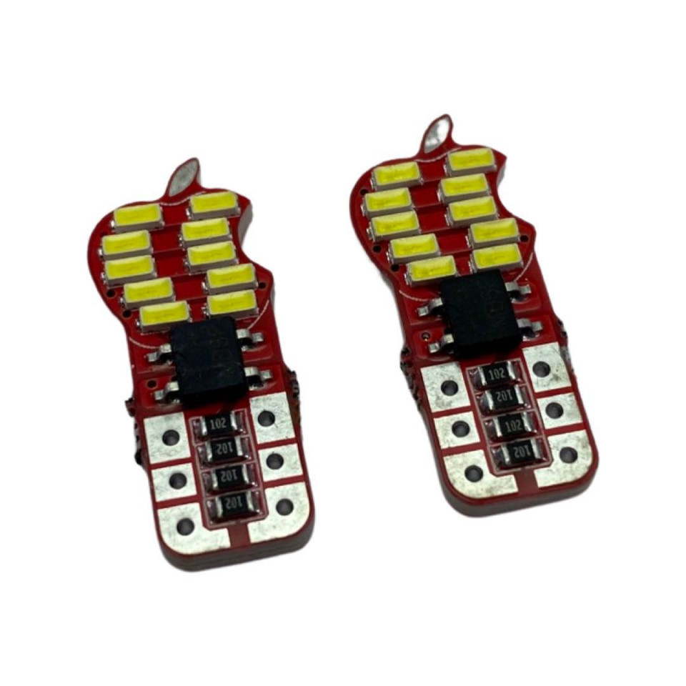 Set 2 becuri LED auto T10 W5W UltraBright pentru pozitie, plafoniere ...