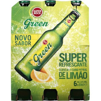 Cerveza "Super Bock" Green - Pack 6x33cl