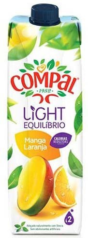 "Compal" manga - orange - Pack 4 x 100cl