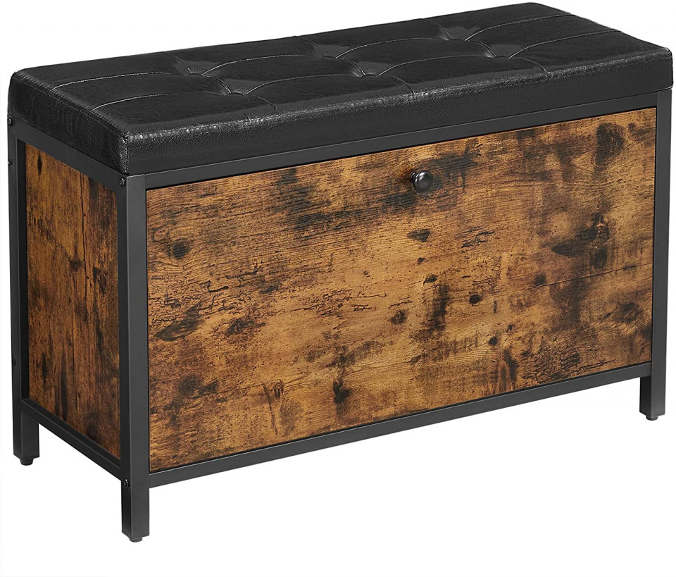 BAI4 - Bancuta tapitata 80 cm, pentru hol sau living, pantofar, bancuta ...