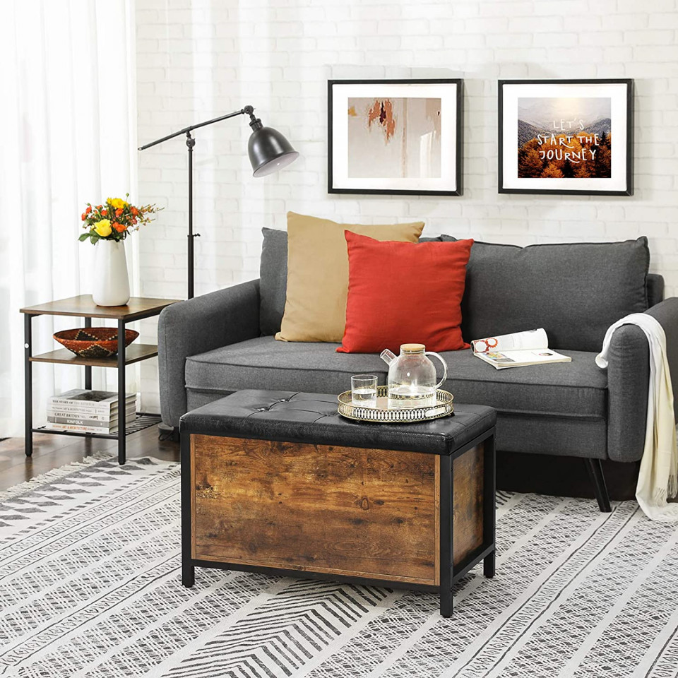 BAI205 - Bancuta tapitata 80 cm, pentru hol sau living, patofar ...