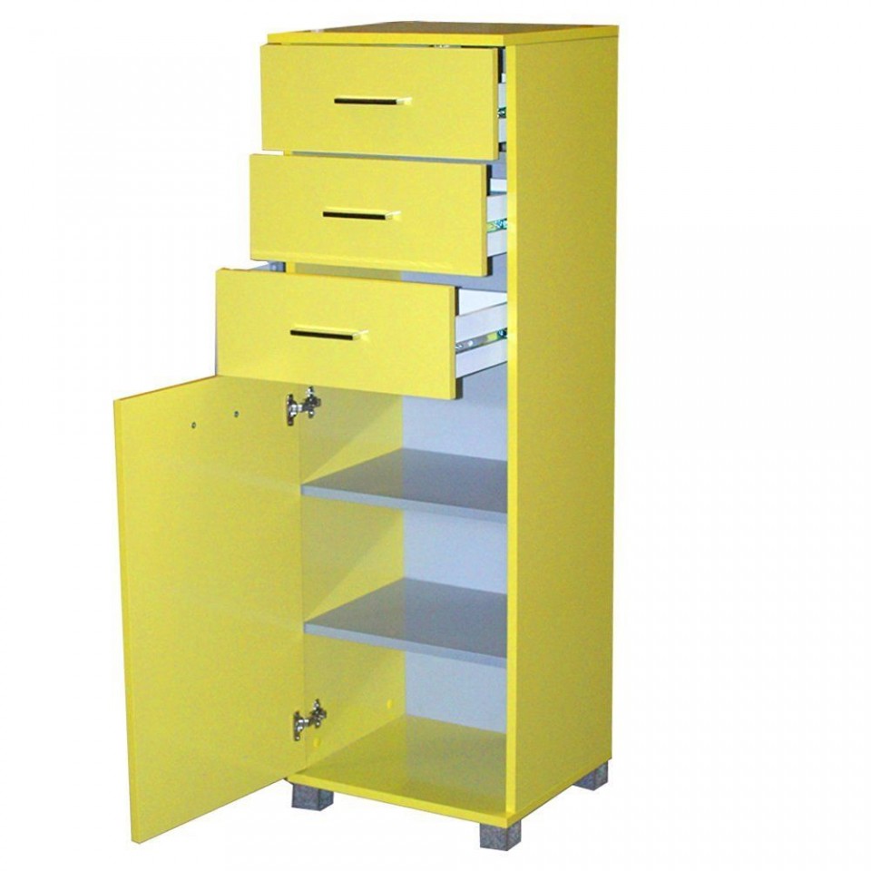 COV201 - Comoda, dulap cu sertare Make Up, machiaj, cosmetice - Verde/Olive