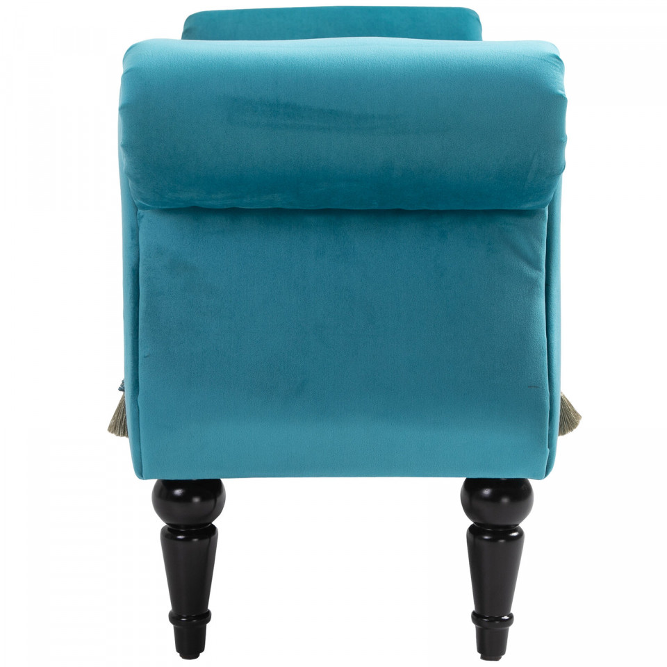 BAN231 - Bancuta 117 cm, bancheta, banca living, dormitor, hol - Albastra