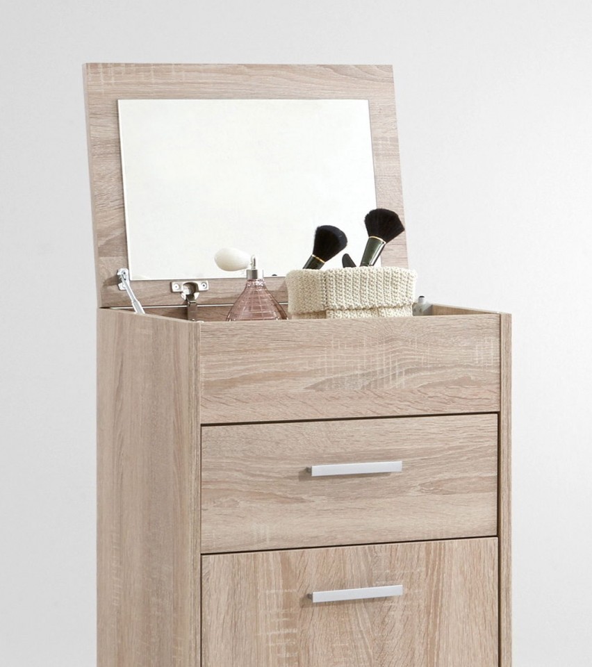 COM201 - Comoda, dulap cu sertare Make Up, machiaj, cosmetice - Maro