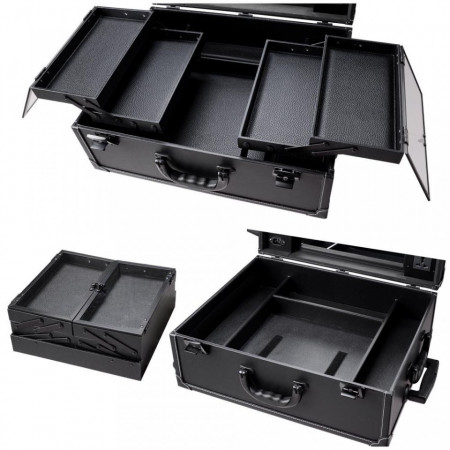 STN102 - Statie Makeup portabila, troler, organizator, portfard, geanta ...