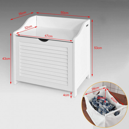 TULIP5 - Cos de rufe alb - Mobilier Baie Tulip