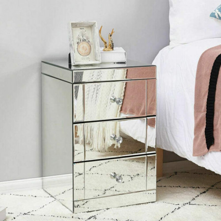 NOAU53 - Noptiera, comoda, dulap cu 1 sertar - Auriu