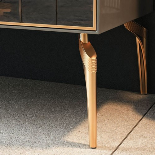 Picior mobila Efes H160mm auriu mat