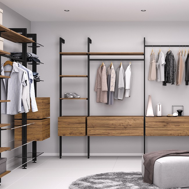 Sistem fixare corp mobilier sistem modular dressing Zero