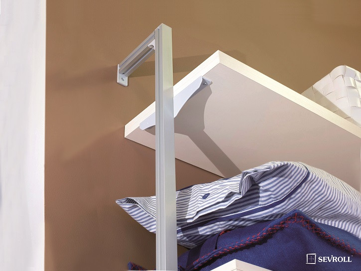 Profil vertical aluminiu 3m sistem modular dressing Linea Sevroll