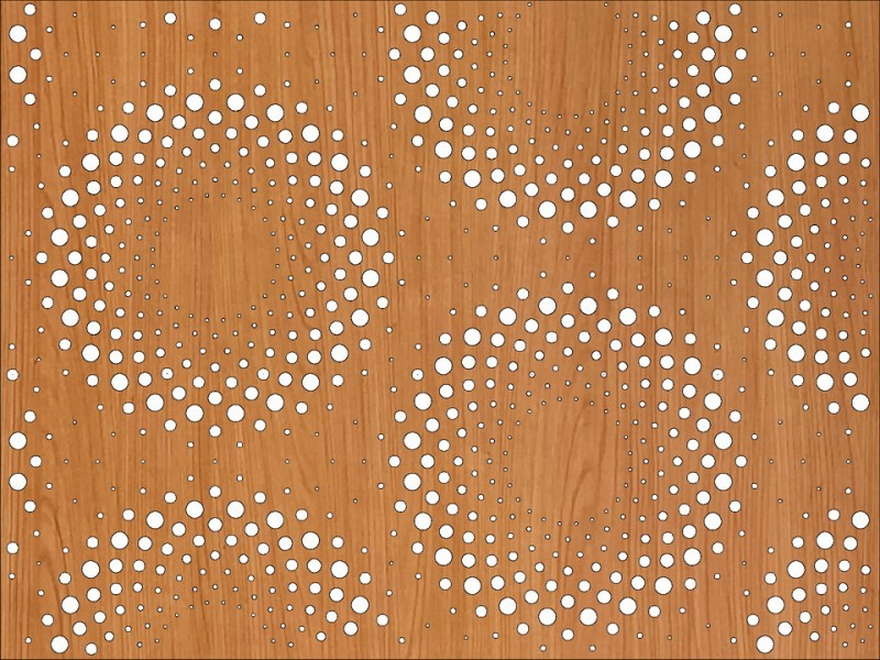 Panou perforat din HDF model PANDORA