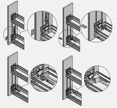 Cos Jolly Movix Pro cu glisiera extragere totala si amortizare ...