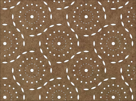 Panou perforat din HDF model DAISYPOP