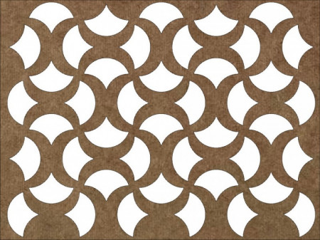 Panou perforat din HDF model GINCO