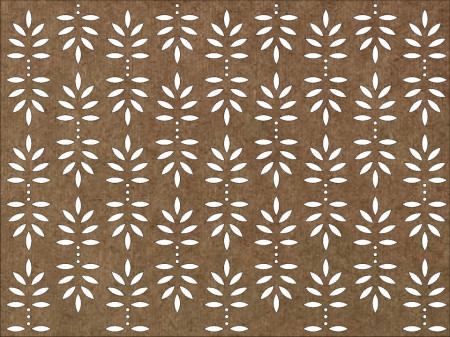 Panou perforat din HDF model LEAVES