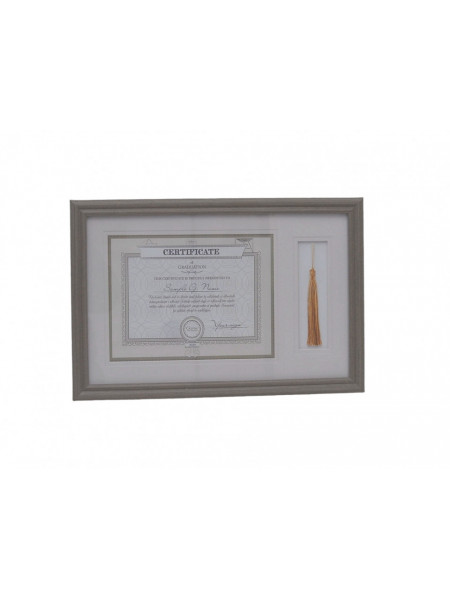 Tablou Rama Gri Pentru Diploma, Certificat, Fotografie A4 De Perete ...