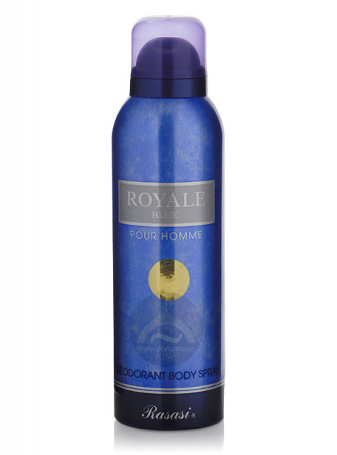 Deo Rasasi Royale Blue pour Homme 200ml - Deodorant Spray