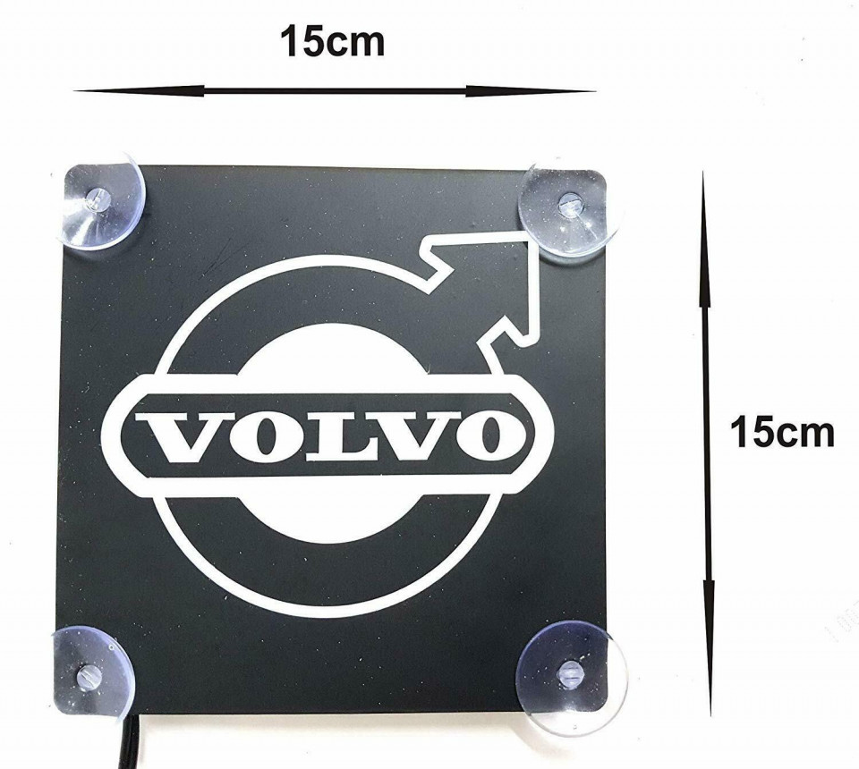 Set sigle Volvo luminoase 18x18cm