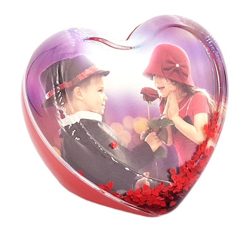 Glob Foto inima personalizabil cu o poza sau mesaj text