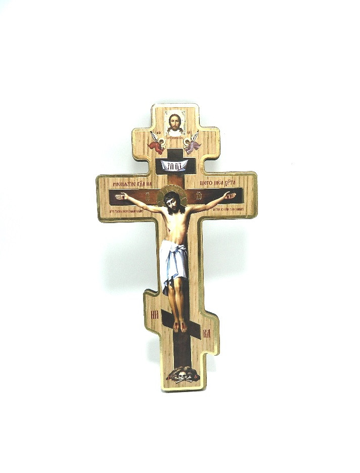 Cruce ortodoxă(numita si slavă) din lemn