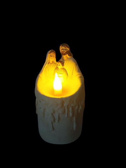 Candela electrica cu led Sfanta Familie
