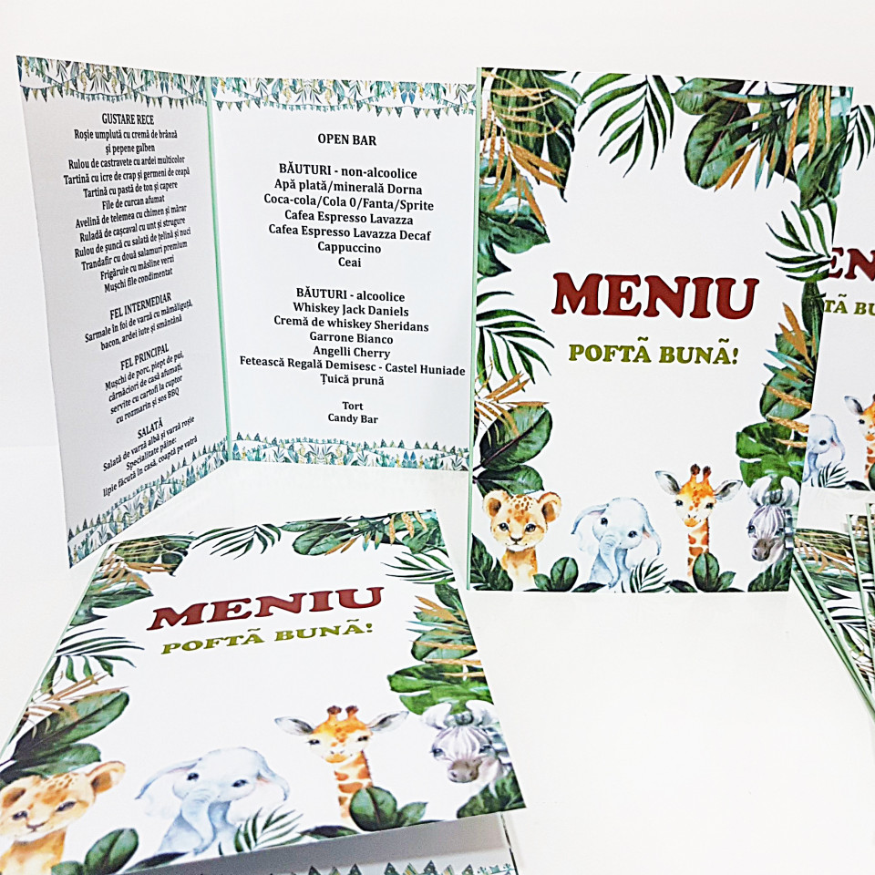 Meniu Botez Simplu Safari