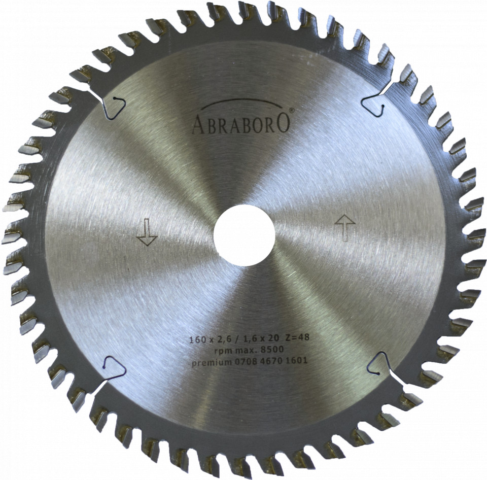 Disc circular pentru lemn gama PREMIUM d 180x2,6x30/20 56 dinti