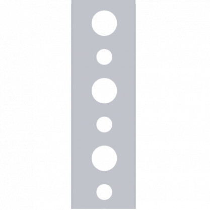 TM5/25 - Bandă de montaj perforată 20x0,9 mm x 25ml