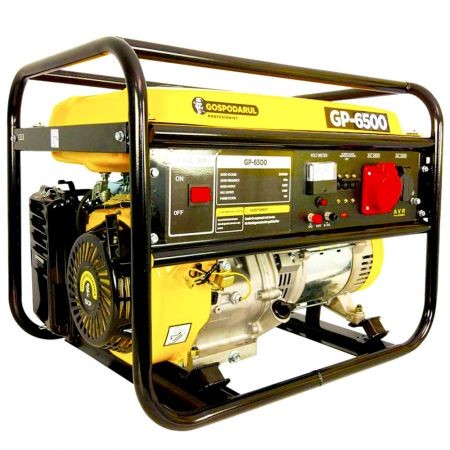 Generator de curent trifazic GP 6500, cu motor de 13 CP, putere maxima ...