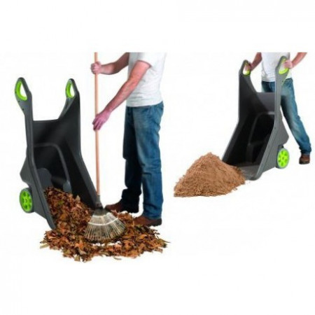 Roaba Curver 100 L cu manere si roti cauciucate