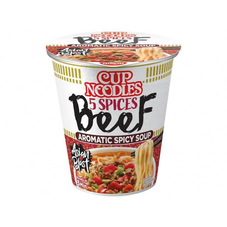 Instant Noodle Beef NISSIN CUP 64g